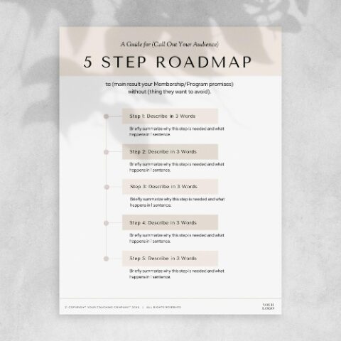 5 Step Roadmap - Plan Me Digital