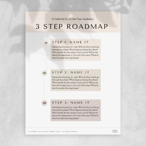 3 Step Roadmap - Plan Me Digital